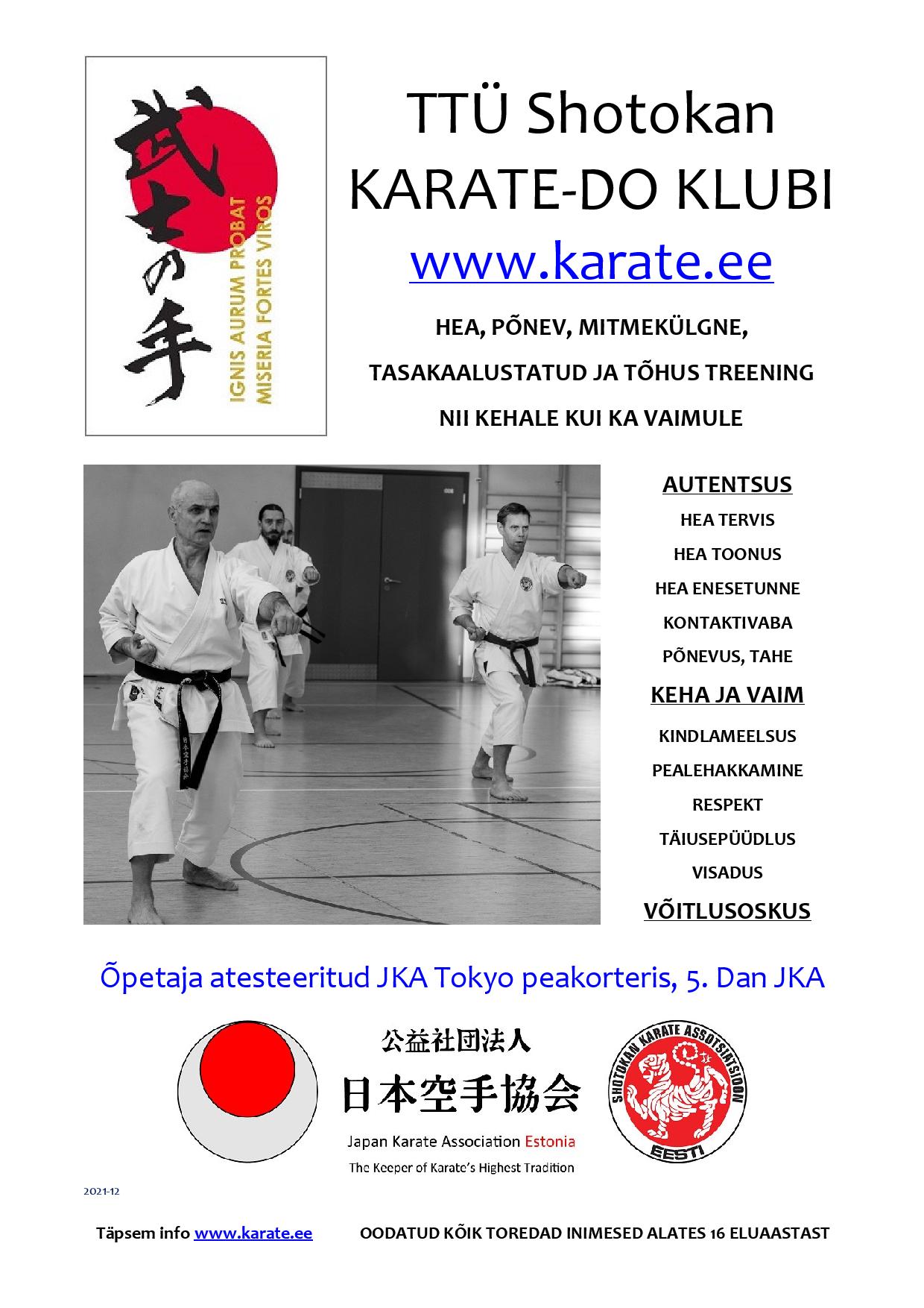 Kuulutus – JKA Eesti